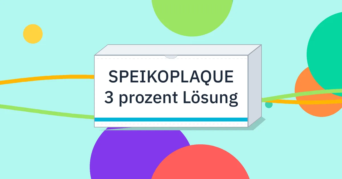 Symbolbild: Packung mit der Aufschrift SPEIKOPLAQUE 3 prozent Lösung (PZN 01061469) – Verfügbarkeit und Bezug in Apotheken in Frankfurt am Main