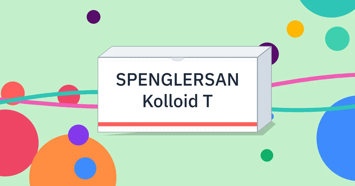 Symbolbild: Packung mit der Aufschrift SPENGLERSAN Kolloid T (PZN 03525281) – Verfügbarkeit und Bezug in Apotheken in Frankfurt am Main