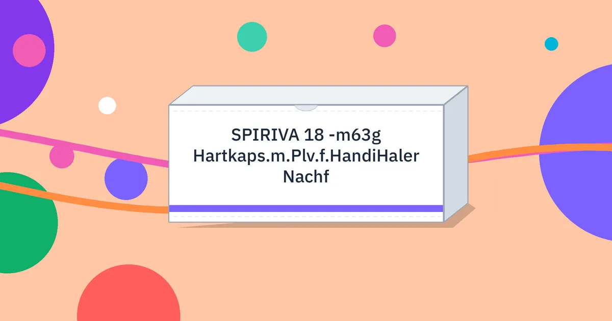 Symbolbild: Packung mit der Aufschrift SPIRIVA 18 -m63g Hartkaps.m.Plv.f.HandiHaler Nachf (PZN 10947574) – Verfügbarkeit und Bezug in Apotheken in Frankfurt am Main