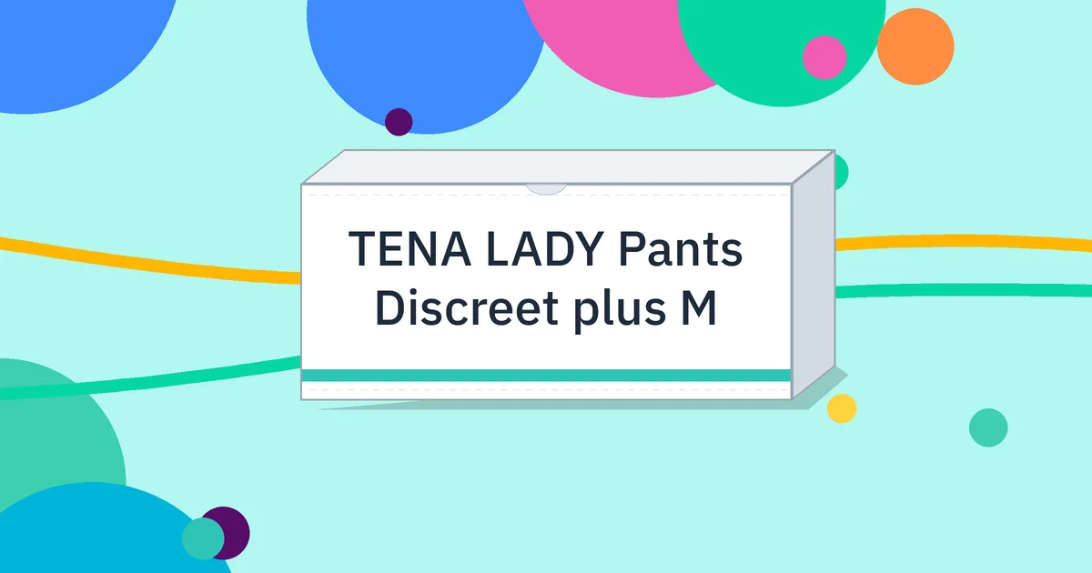 Symbolbild: Packung mit der Aufschrift TENA LADY Pants Discreet plus M (PZN 11846964) – Verfügbarkeit und Bezug in Apotheken in Frankfurt am Main