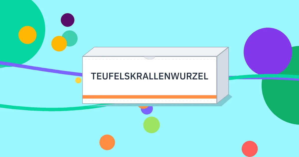 Symbolbild: Packung mit der Aufschrift TEUFELSKRALLENWURZEL (PZN 08466063) – Verfügbarkeit und Bezug in Apotheken in Frankfurt am Main