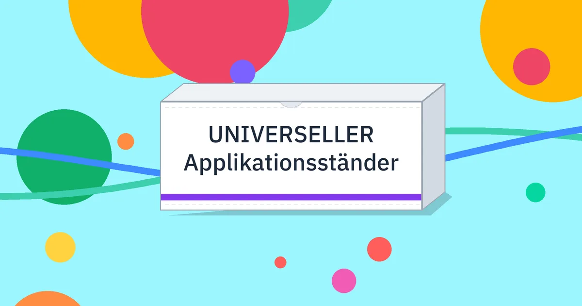 Symbolbild: Packung mit der Aufschrift UNIVERSELLER Applikationsständer (PZN 10233751) – Verfügbarkeit und Bezug in Apotheken in Frankfurt am Main