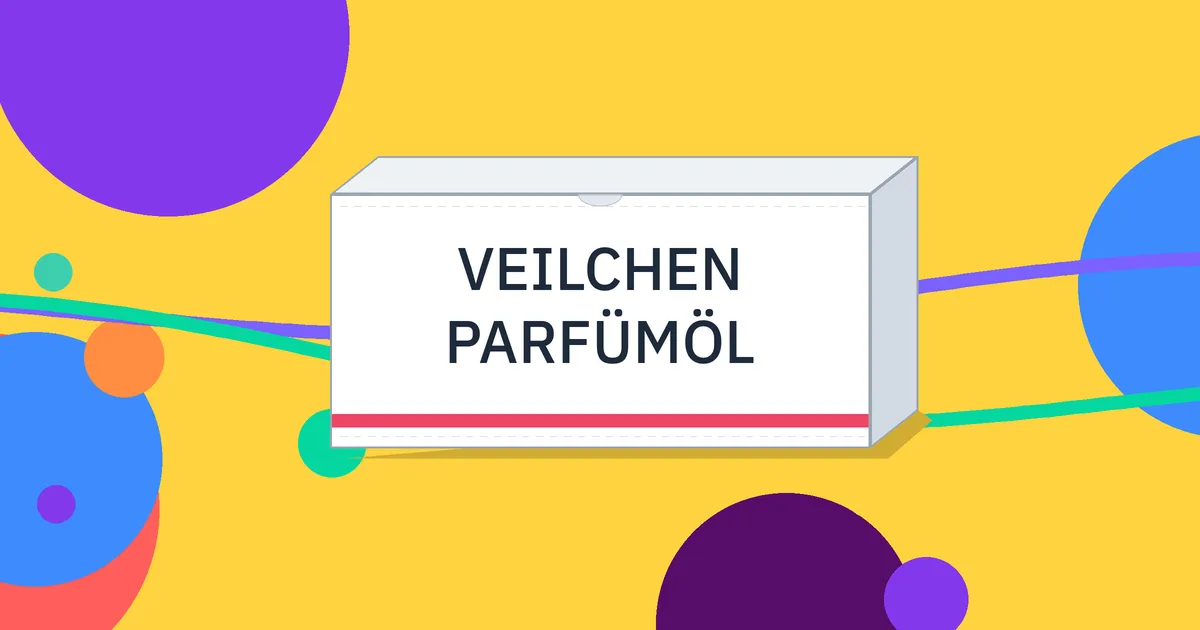Symbolbild: Packung mit der Aufschrift VEILCHEN PARFÜMÖL (PZN 01993256) – Verfügbarkeit und Bezug in Apotheken in Frankfurt am Main