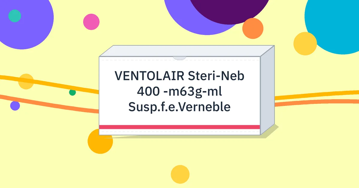 Symbolbild: Packung mit der Aufschrift VENTOLAIR Steri-Neb 400 -m63g-ml Susp.f.e.Verneble (PZN 11164242) – Verfügbarkeit und Bezug in Apotheken in Frankfurt am Main