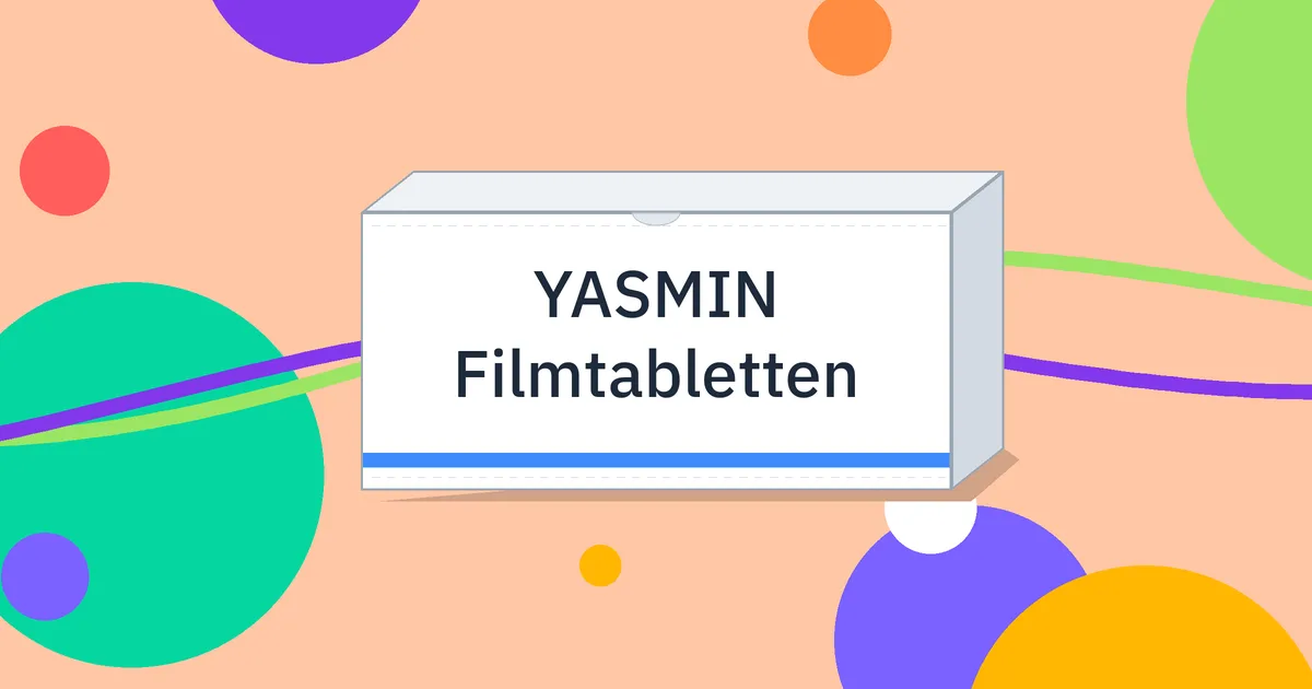Symbolbild: Packung mit der Aufschrift YASMIN Filmtabletten (PZN 01240717) – Verfügbarkeit und Bezug in Apotheken in Frankfurt am Main