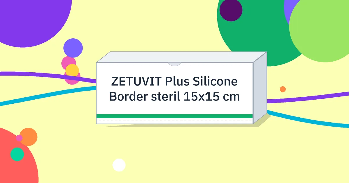 Symbolbild: Packung mit der Aufschrift ZETUVIT Plus Silicone Border steril 15x15 cm (PZN 19203533) – Verfügbarkeit und Bezug in Apotheken in Frankfurt am Main