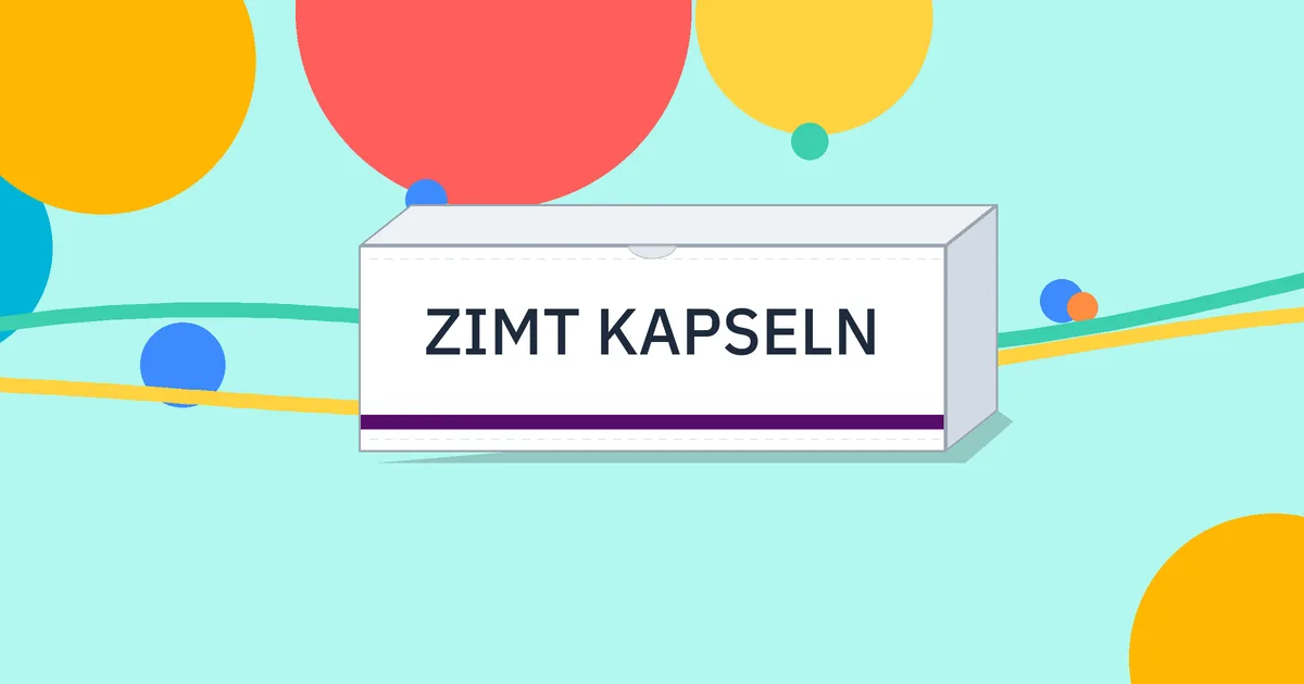 Symbolbild: Packung mit der Aufschrift ZIMT KAPSELN (PZN 03395884) – Verfügbarkeit und Bezug in Apotheken in Frankfurt am Main