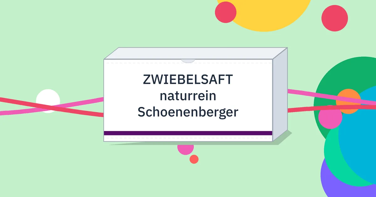 Symbolbild: Packung mit der Aufschrift ZWIEBELSAFT naturrein Schoenenberger (PZN 01159524) – Verfügbarkeit und Bezug in Apotheken in Frankfurt am Main