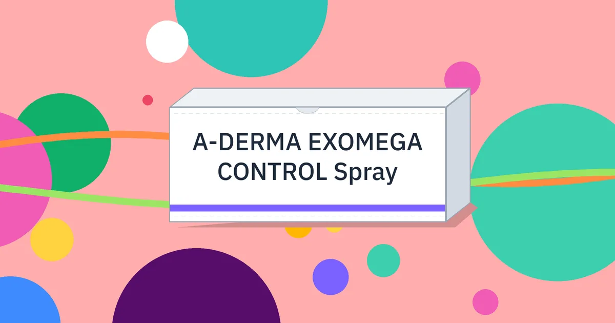 Symbolbild: Packung mit der Aufschrift A-DERMA EXOMEGA CONTROL Spray (PZN 16351138) – Verfügbarkeit und Bezug in Apotheken in Frankfurt am Main