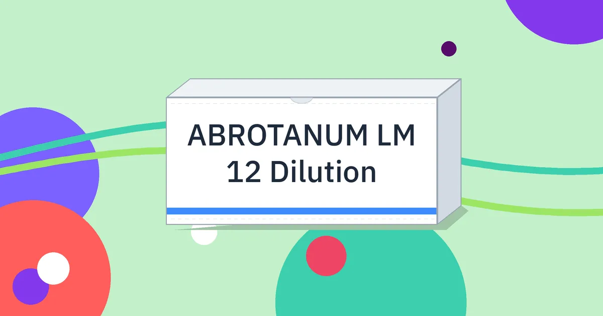 Symbolbild: Packung mit der Aufschrift ABROTANUM LM 12 Dilution (PZN 03503374) – Verfügbarkeit und Bezug in Apotheken in Frankfurt am Main