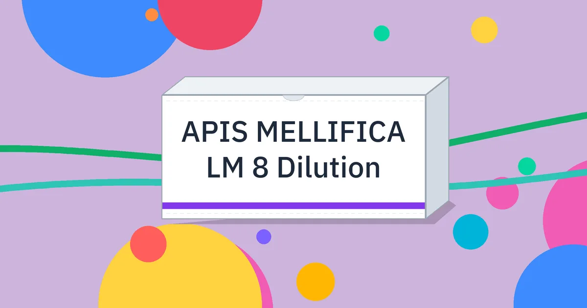 Symbolbild: Packung mit der Aufschrift APIS MELLIFICA LM 8 Dilution (PZN 12765038) – Verfügbarkeit und Bezug in Apotheken in Frankfurt am Main