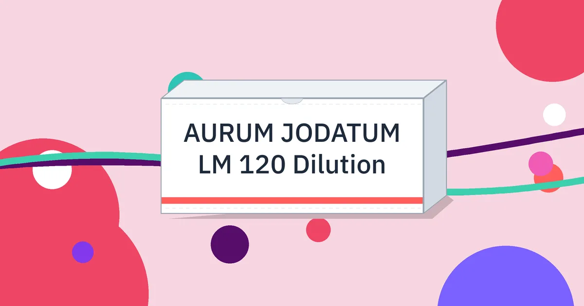 Symbolbild: Packung mit der Aufschrift AURUM JODATUM LM 120 Dilution (PZN 12784946) – Verfügbarkeit und Bezug in Apotheken in Frankfurt am Main