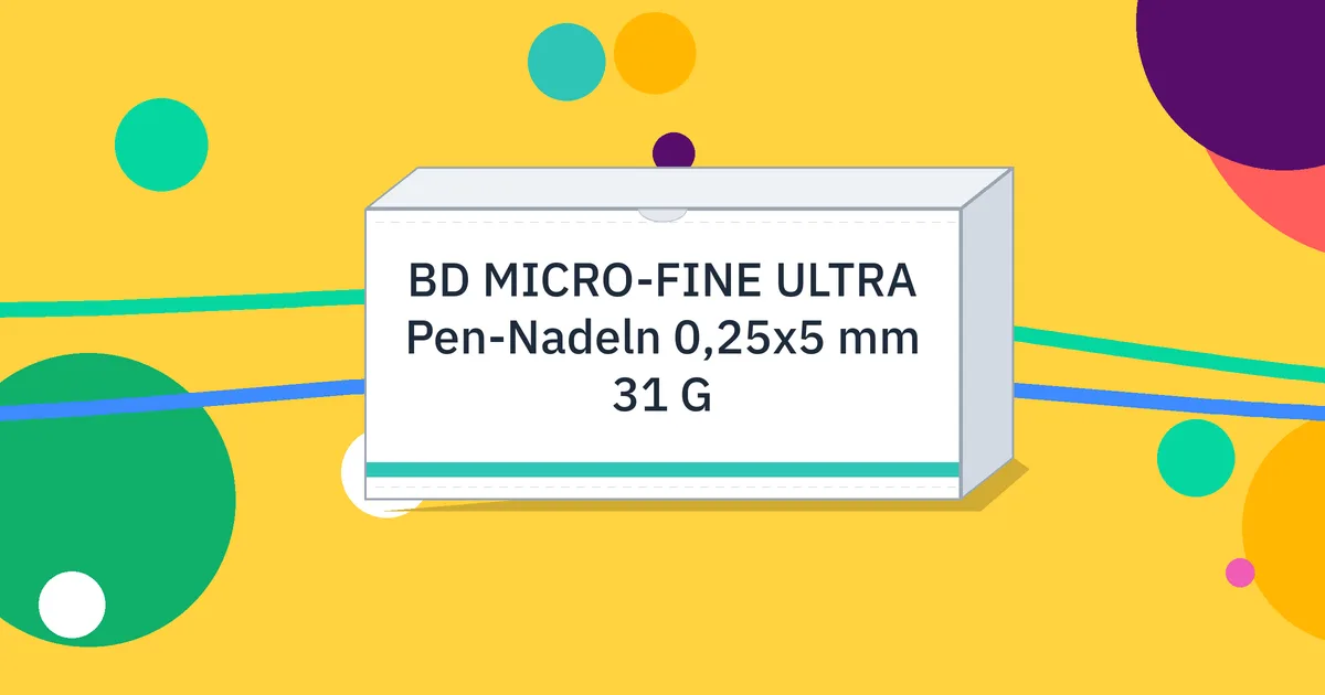 Symbolbild: Packung mit der Aufschrift BD MICRO-FINE ULTRA Pen-Nadeln 0,25x5 mm 31 G (PZN 15419532) – Verfügbarkeit und Bezug in Apotheken in Frankfurt am Main