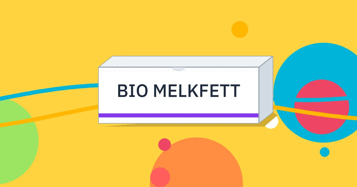 Symbolbild: Packung mit der Aufschrift BIO MELKFETT (PZN 18016852) – Verfügbarkeit und Bezug in Apotheken in Frankfurt am Main