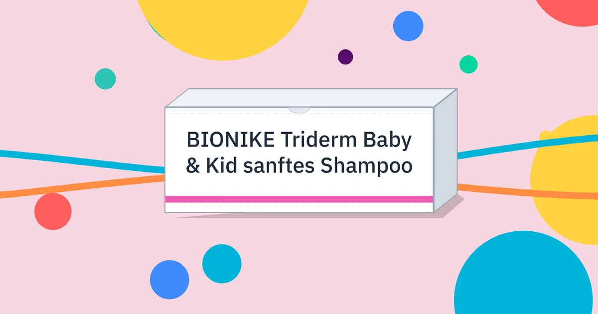 Symbolbild: Packung mit der Aufschrift BIONIKE Triderm Baby & Kid sanftes Shampoo (PZN 12534706) – Verfügbarkeit und Bezug in Apotheken in Frankfurt am Main