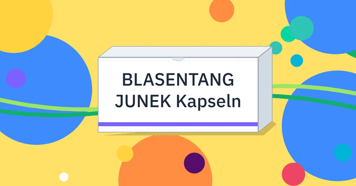 Symbolbild: Packung mit der Aufschrift BLASENTANG JUNEK Kapseln (PZN 01104517) – Verfügbarkeit und Bezug in Apotheken in Frankfurt am Main