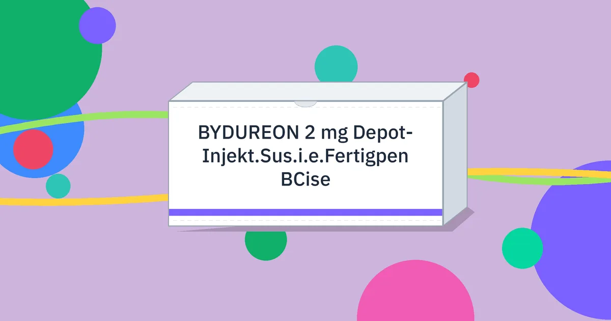 Symbolbild: Packung mit der Aufschrift BYDUREON 2 mg Depot-Injekt.Sus.i.e.Fertigpen BCise (PZN 16910253) – Verfügbarkeit und Bezug in Apotheken in Frankfurt am Main