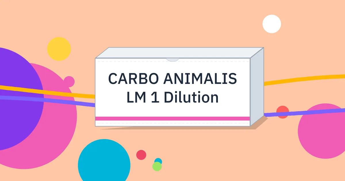 Symbolbild: Packung mit der Aufschrift CARBO ANIMALIS LM 1 Dilution (PZN 12808931) – Verfügbarkeit und Bezug in Apotheken in Frankfurt am Main