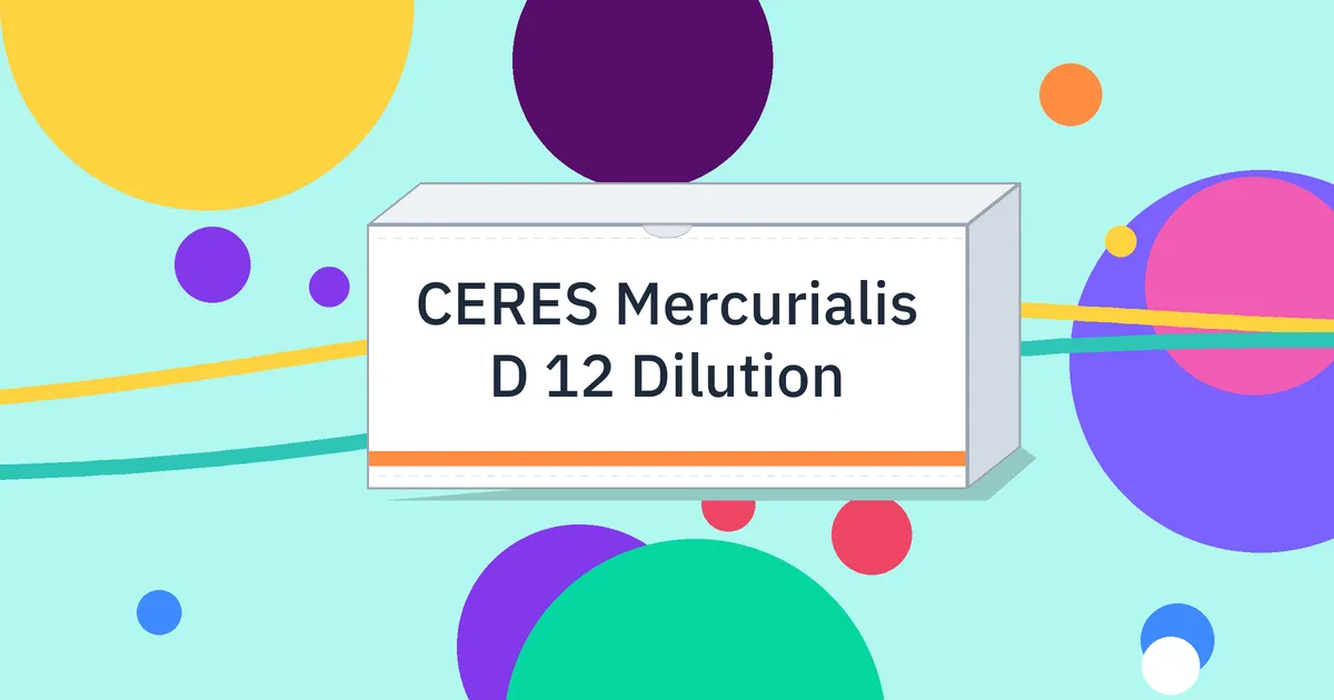 Symbolbild: Packung mit der Aufschrift CERES Mercurialis D 12 Dilution (PZN 01259869) – Verfügbarkeit und Bezug in Apotheken in Frankfurt am Main