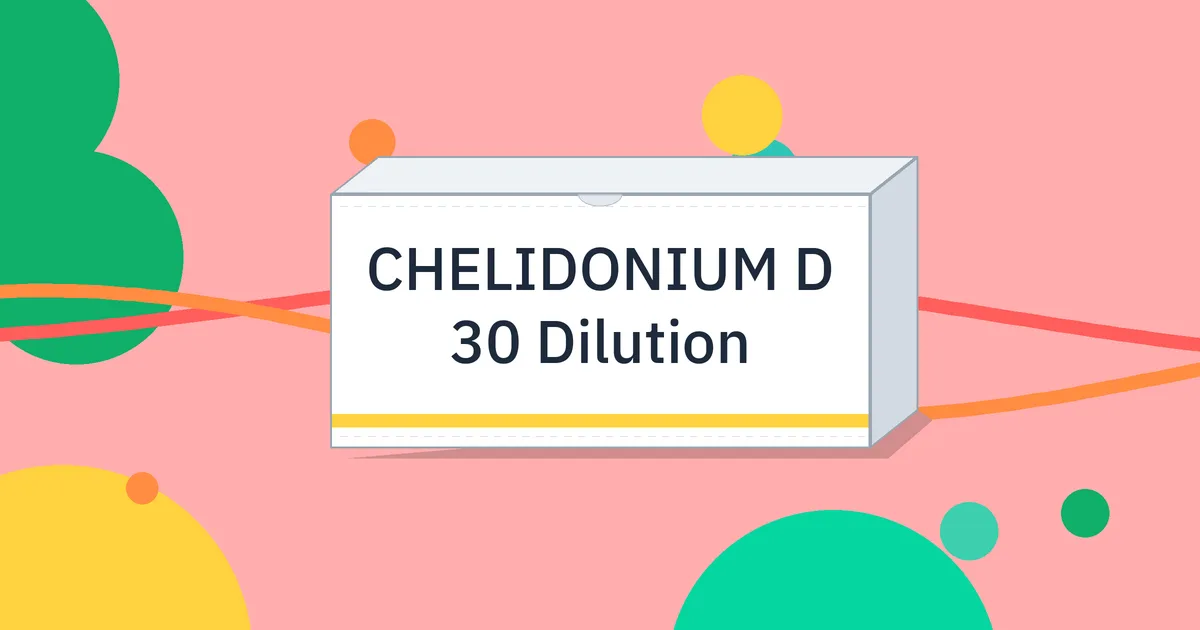 Symbolbild: Packung mit der Aufschrift CHELIDONIUM D 30 Dilution (PZN 02117692) – Verfügbarkeit und Bezug in Apotheken in Frankfurt am Main