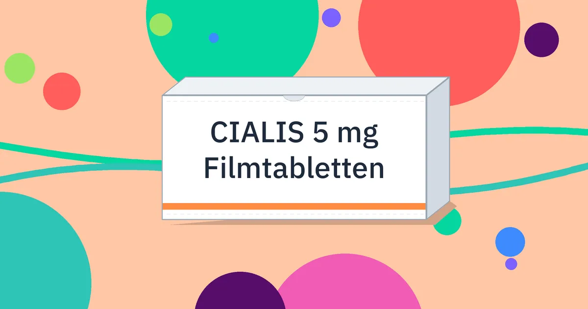 Symbolbild: Packung mit der Aufschrift CIALIS 5 mg Filmtabletten (PZN 19849844) – Verfügbarkeit und Bezug in Apotheken in Frankfurt am Main