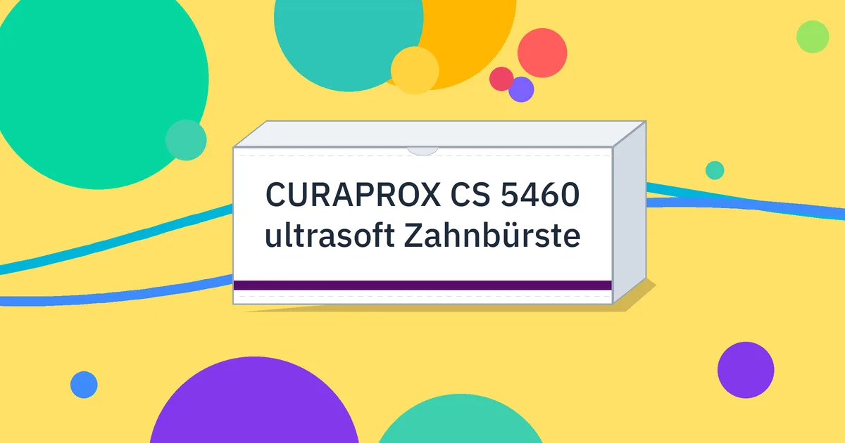 Symbolbild: Packung mit der Aufschrift CURAPROX CS 5460 ultrasoft Zahnbürste (PZN 04242036) – Verfügbarkeit und Bezug in Apotheken in Frankfurt am Main