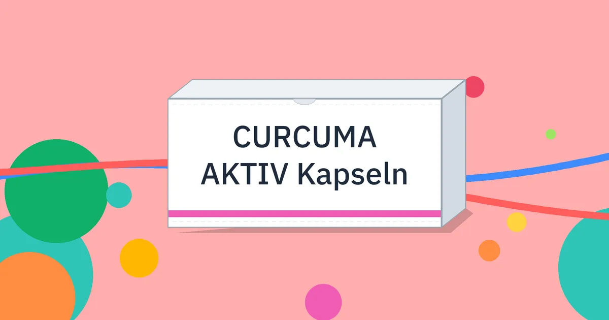 Symbolbild: Packung mit der Aufschrift CURCUMA AKTIV Kapseln (PZN 19253672) – Verfügbarkeit und Bezug in Apotheken in Frankfurt am Main