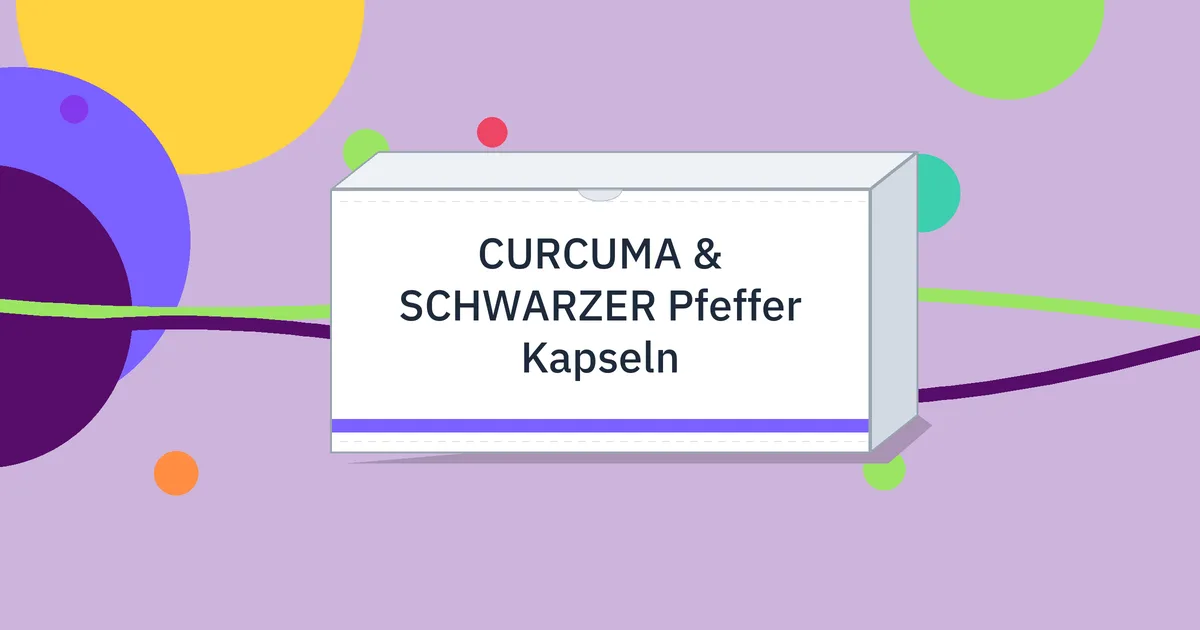 Symbolbild: Packung mit der Aufschrift CURCUMA & SCHWARZER Pfeffer Kapseln (PZN 19900634) – Verfügbarkeit und Bezug in Apotheken in Frankfurt am Main