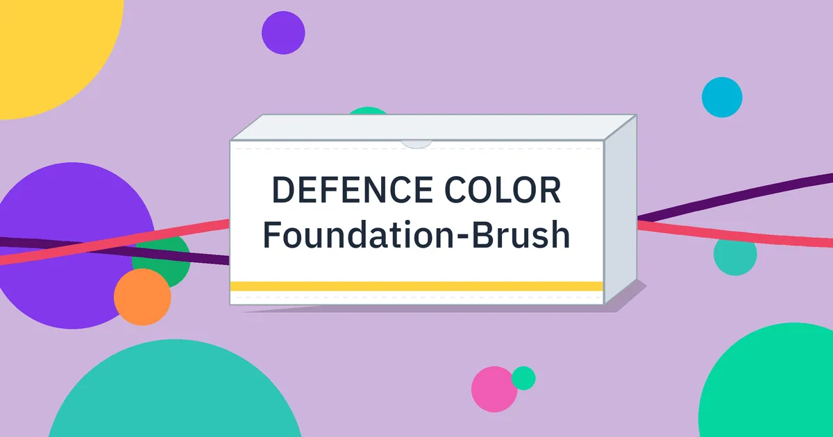 Symbolbild: Packung mit der Aufschrift DEFENCE COLOR Foundation-Brush (PZN 11890876) – Verfügbarkeit und Bezug in Apotheken in Frankfurt am Main