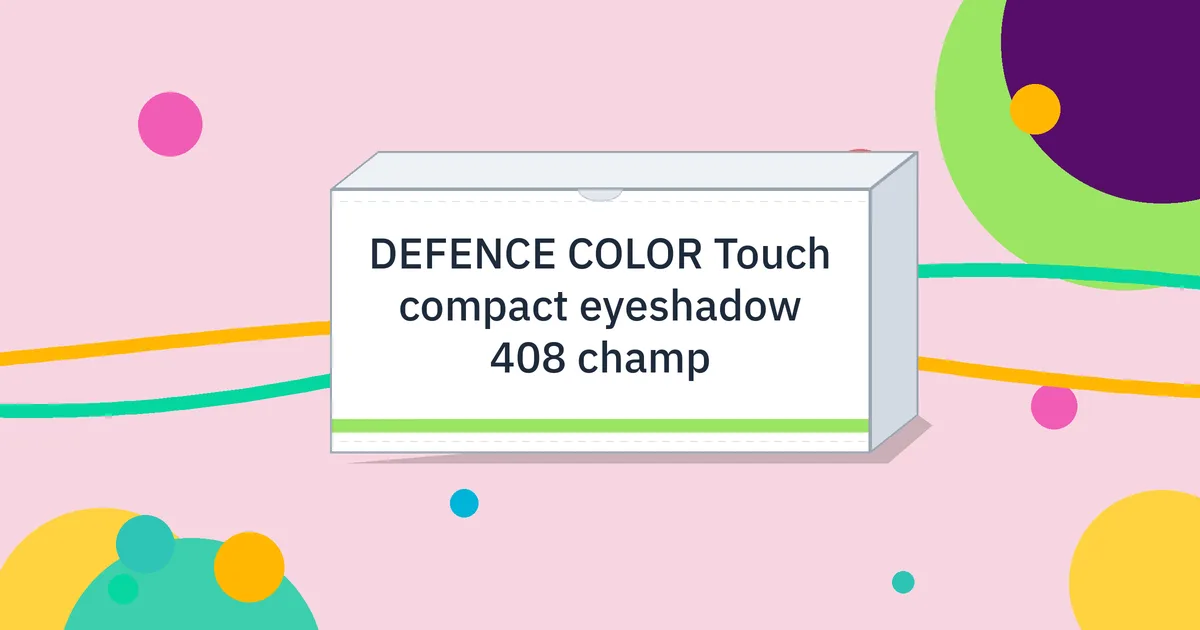 Symbolbild: Packung mit der Aufschrift DEFENCE COLOR Touch compact eyeshadow 408 champ (PZN 11892119) – Verfügbarkeit und Bezug in Apotheken in Frankfurt am Main