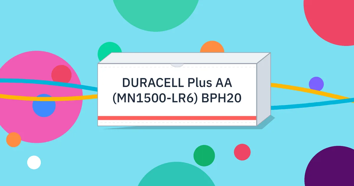 Symbolbild: Packung mit der Aufschrift DURACELL Plus AA (MN1500-LR6) BPH20 (PZN 17435707) – Verfügbarkeit und Bezug in Apotheken in Frankfurt am Main