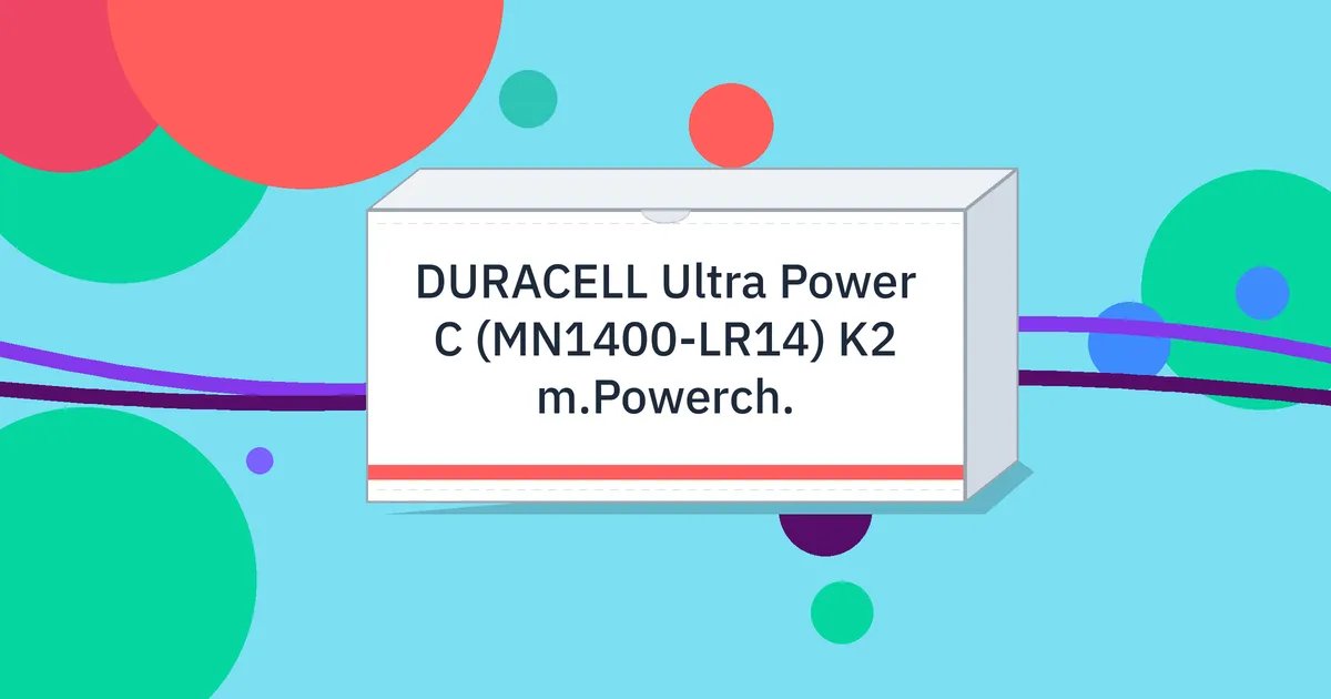 Symbolbild: Packung mit der Aufschrift DURACELL Ultra Power C (MN1400-LR14) K2 m.Powerch. (PZN 07704827) – Verfügbarkeit und Bezug in Apotheken in Frankfurt am Main