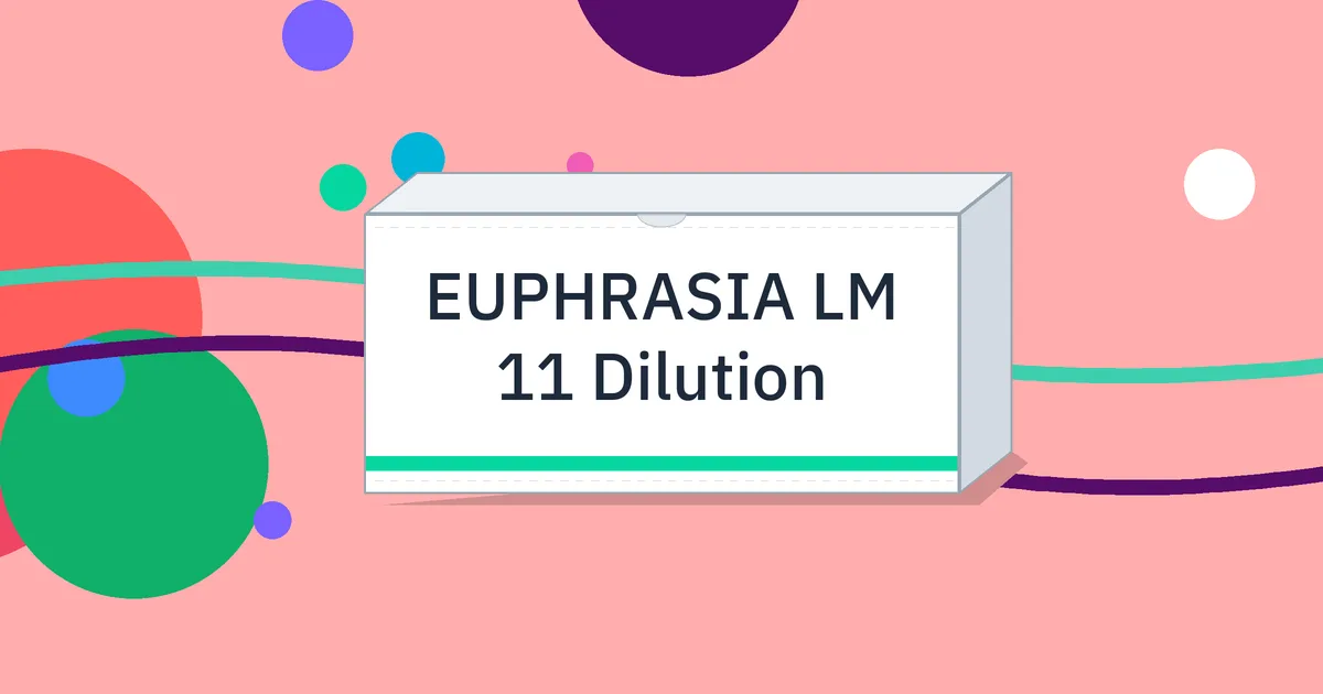 Symbolbild: Packung mit der Aufschrift EUPHRASIA LM 11 Dilution (PZN 12846624) – Verfügbarkeit und Bezug in Apotheken in Frankfurt am Main