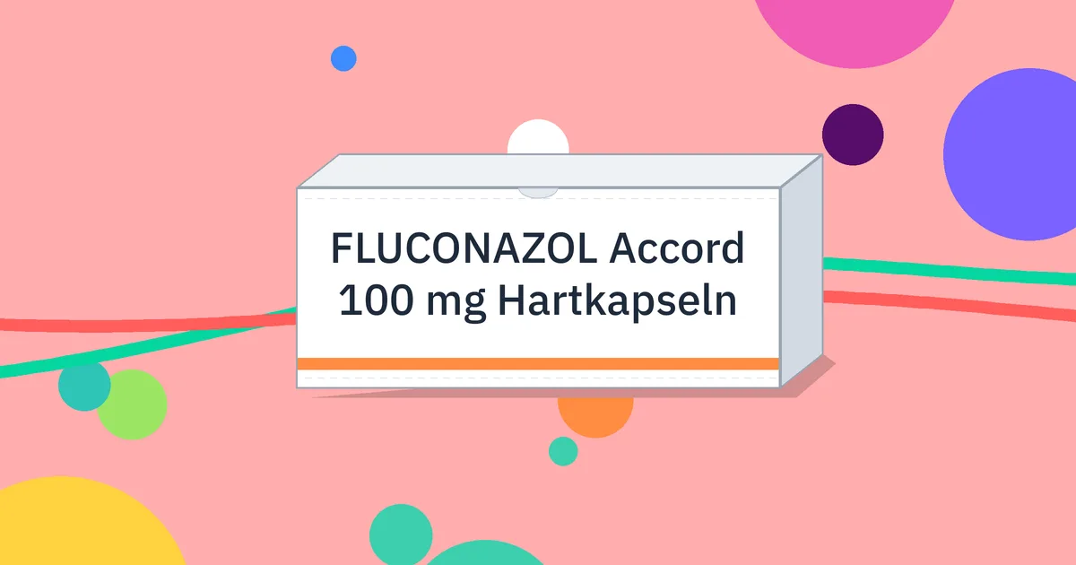 Symbolbild: Packung mit der Aufschrift FLUCONAZOL Accord 100 mg Hartkapseln (PZN 11179261) – Verfügbarkeit und Bezug in Apotheken in Frankfurt am Main