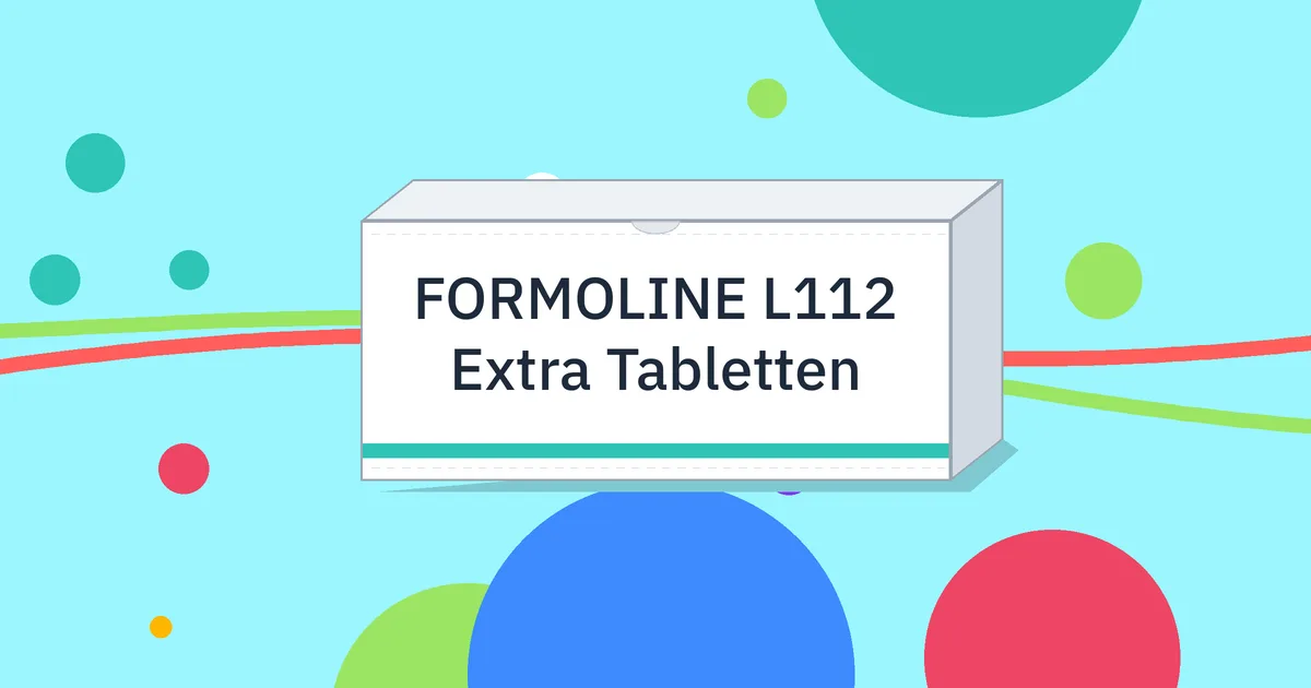 Symbolbild: Packung mit der Aufschrift FORMOLINE L112 Extra Tabletten (PZN 13352309) – Verfügbarkeit und Bezug in Apotheken in Frankfurt am Main