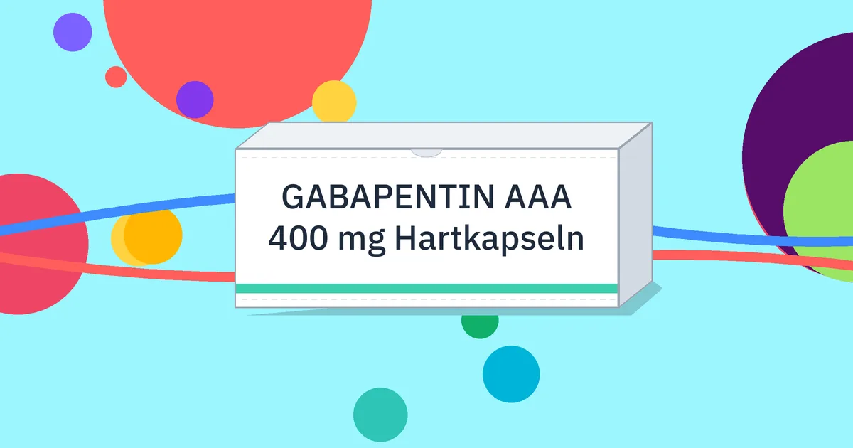 Symbolbild: Packung mit der Aufschrift GABAPENTIN AAA 400 mg Hartkapseln (PZN 00451843) – Verfügbarkeit und Bezug in Apotheken in Frankfurt am Main