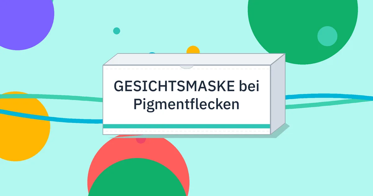 Symbolbild: Packung mit der Aufschrift GESICHTSMASKE bei Pigmentflecken (PZN 17566059) – Verfügbarkeit und Bezug in Apotheken in Frankfurt am Main