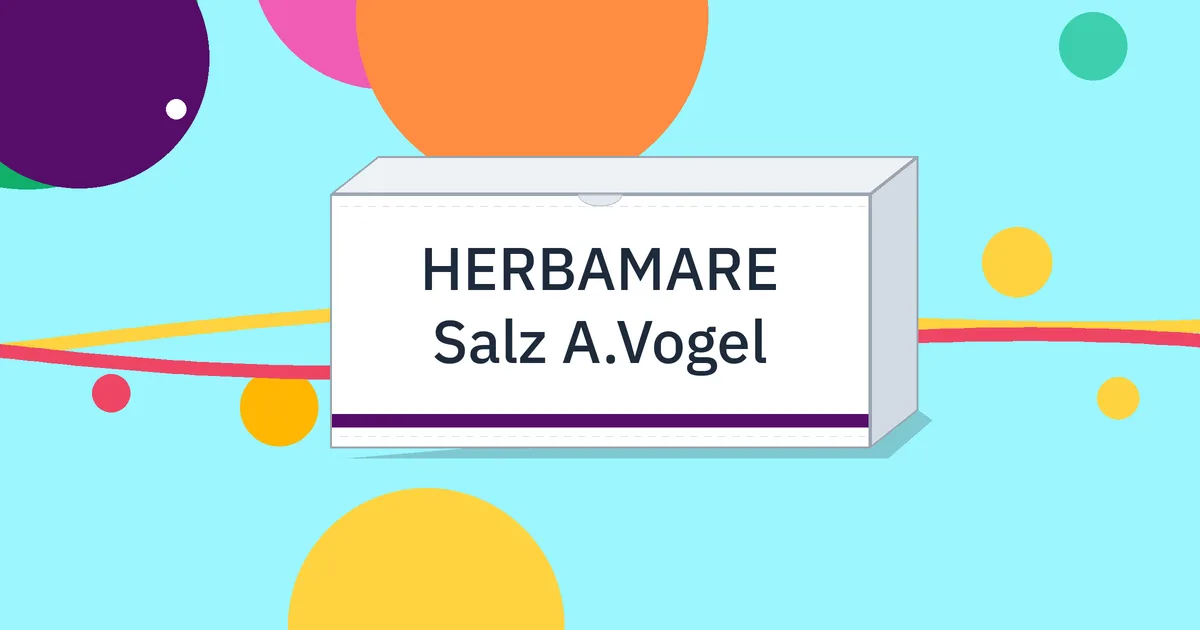 Symbolbild: Packung mit der Aufschrift HERBAMARE Salz A.Vogel (PZN 02464471) – Verfügbarkeit und Bezug in Apotheken in Frankfurt am Main
