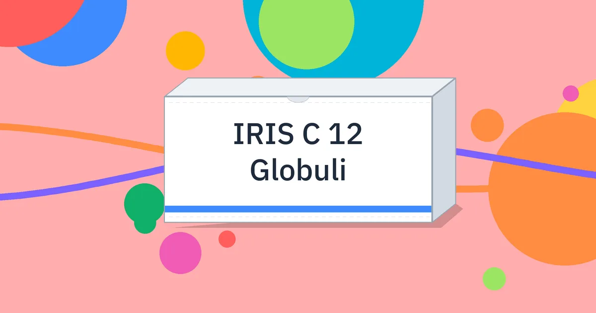 Symbolbild: Packung mit der Aufschrift IRIS C 12 Globuli (PZN 07457381) – Verfügbarkeit und Bezug in Apotheken in Frankfurt am Main