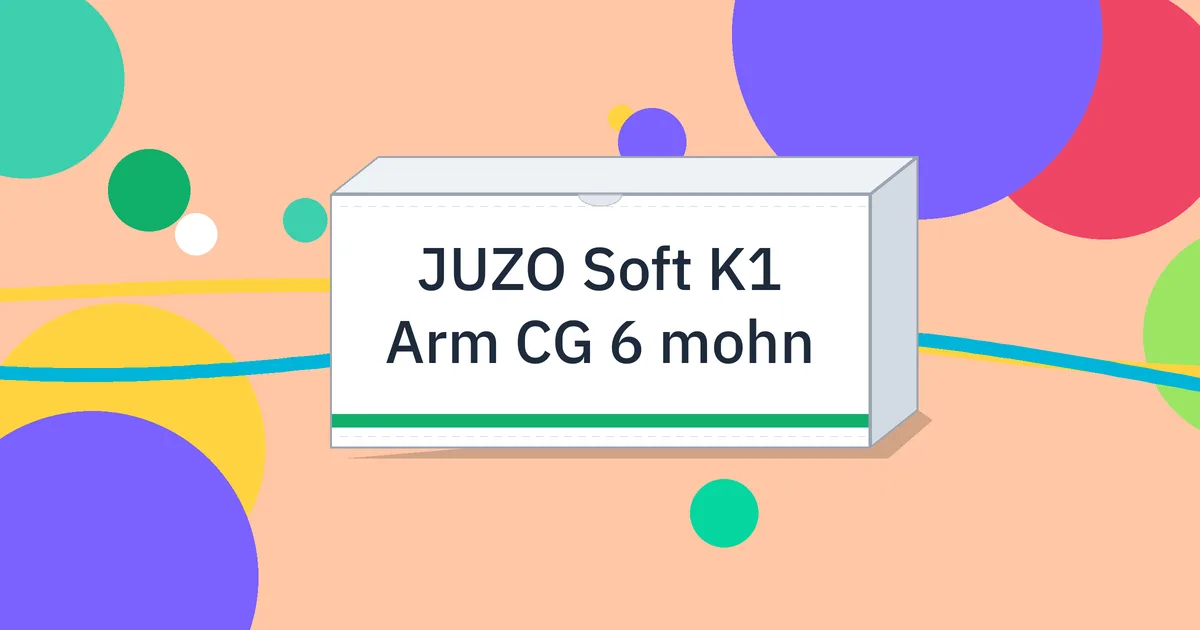 Symbolbild: Packung mit der Aufschrift JUZO Soft K1 Arm CG 6 mohn (PZN 15508566) – Verfügbarkeit und Bezug in Apotheken in Frankfurt am Main