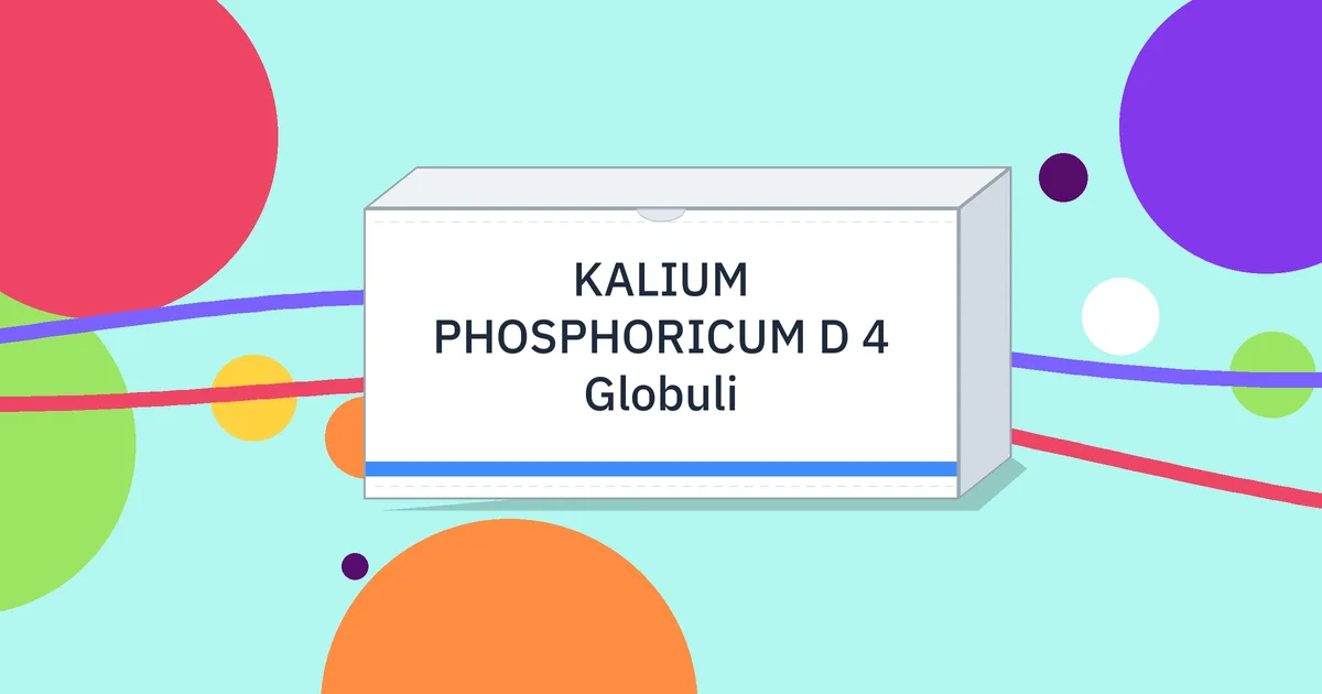 Symbolbild: Packung mit der Aufschrift KALIUM PHOSPHORICUM D 4 Globuli (PZN 15305337) – Verfügbarkeit und Bezug in Apotheken in Frankfurt am Main