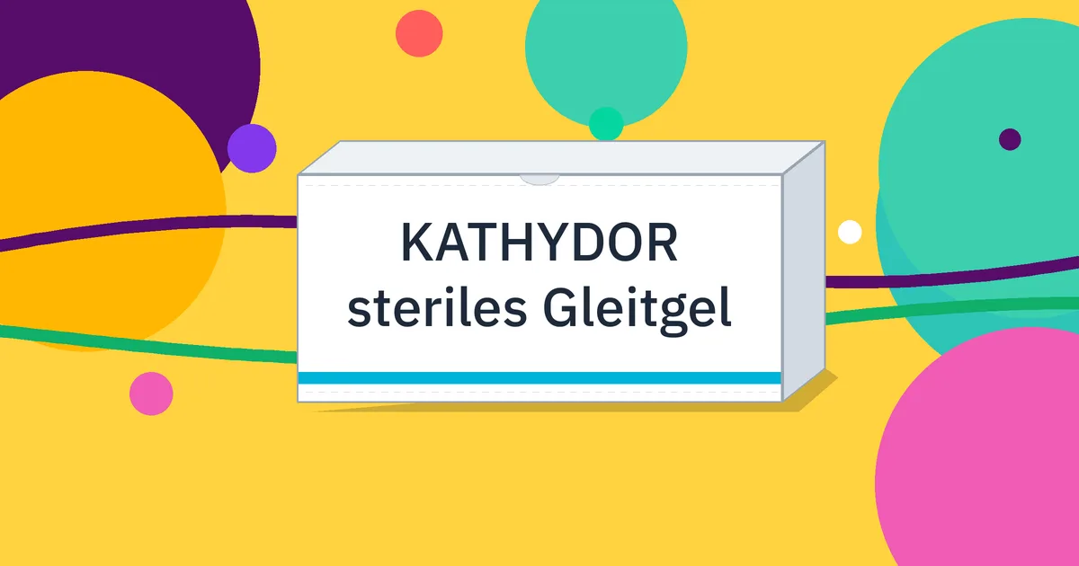 Symbolbild: Packung mit der Aufschrift KATHYDOR steriles Gleitgel (PZN 12144425) – Verfügbarkeit und Bezug in Apotheken in Frankfurt am Main