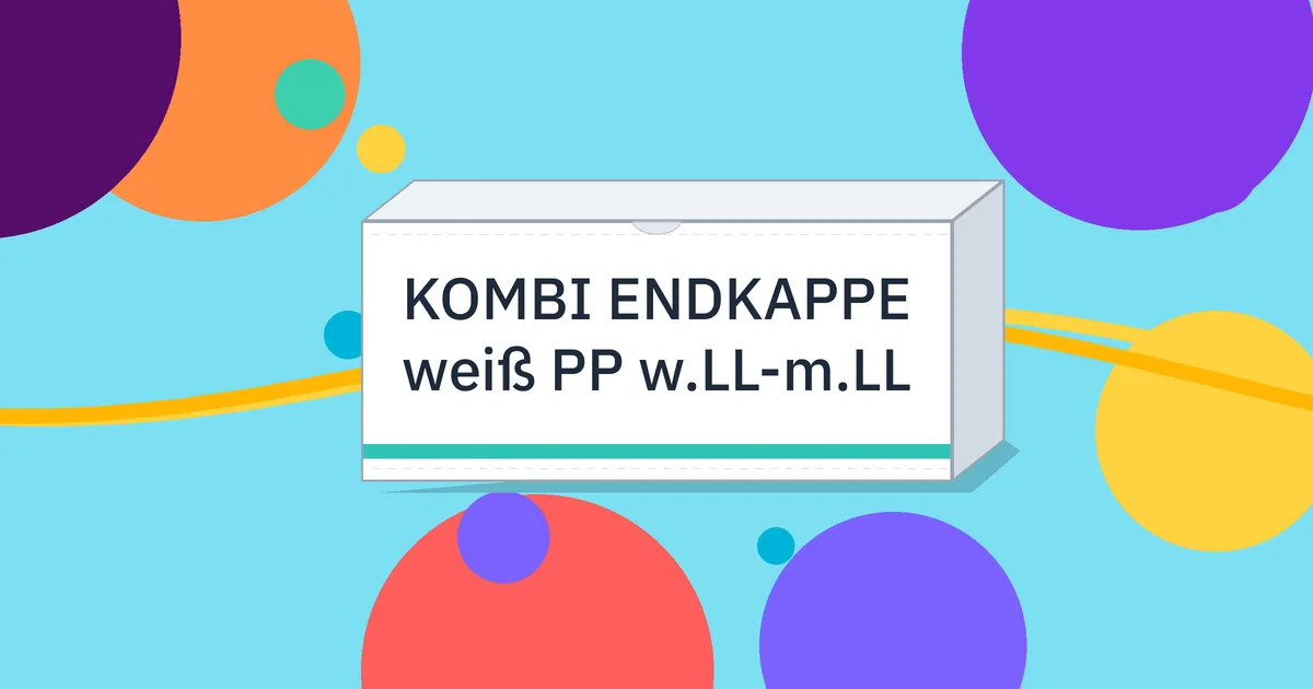 Symbolbild: Packung mit der Aufschrift KOMBI ENDKAPPE weiß PP w.LL-m.LL (PZN 08428677) – Verfügbarkeit und Bezug in Apotheken in Frankfurt am Main