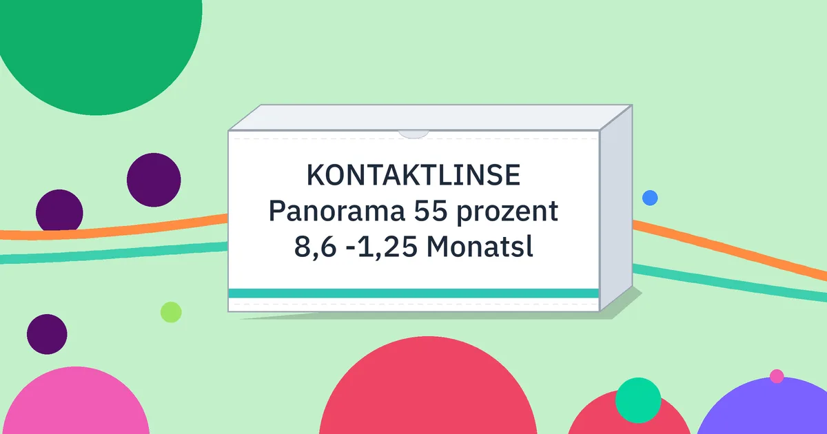 Symbolbild: Packung mit der Aufschrift KONTAKTLINSE Panorama 55 prozent 8,6 -1,25 Monatsl (PZN 00817646) – Verfügbarkeit und Bezug in Apotheken in Frankfurt am Main