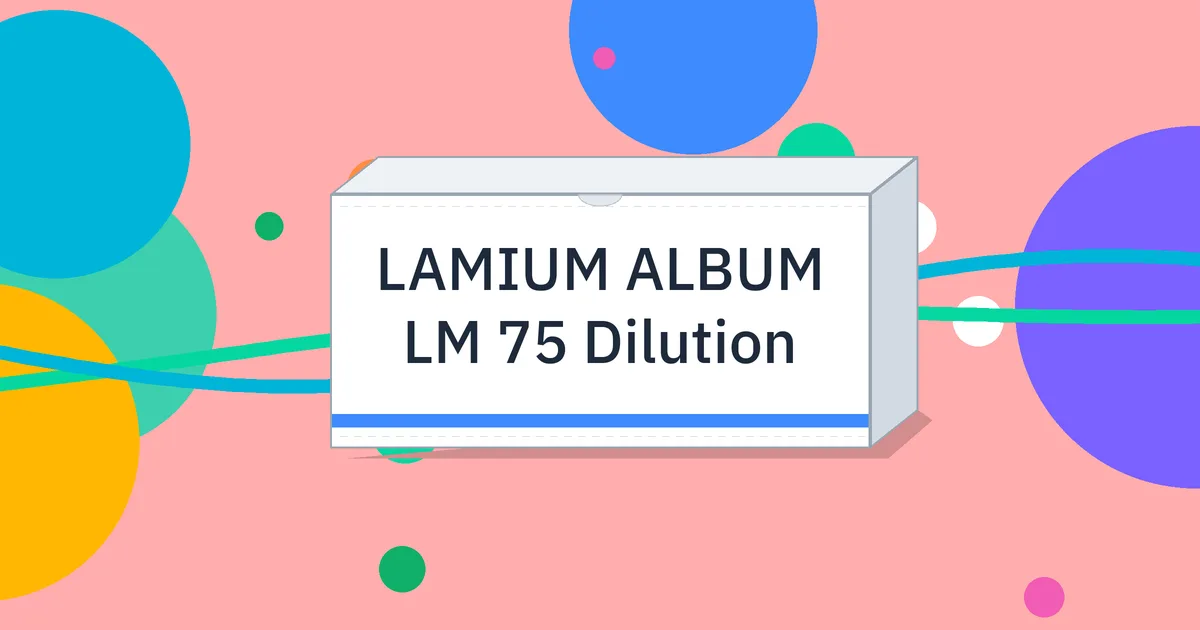 Symbolbild: Packung mit der Aufschrift LAMIUM ALBUM LM 75 Dilution (PZN 13522007) – Verfügbarkeit und Bezug in Apotheken in Frankfurt am Main