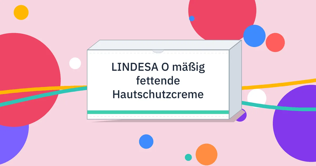 Symbolbild: Packung mit der Aufschrift LINDESA O mäßig fettende Hautschutzcreme (PZN 20349147) – Verfügbarkeit und Bezug in Apotheken in Frankfurt am Main