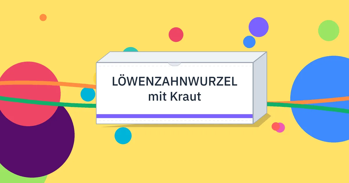Symbolbild: Packung mit der Aufschrift LÖWENZAHNWURZEL mit Kraut (PZN 10629549) – Verfügbarkeit und Bezug in Apotheken in Frankfurt am Main