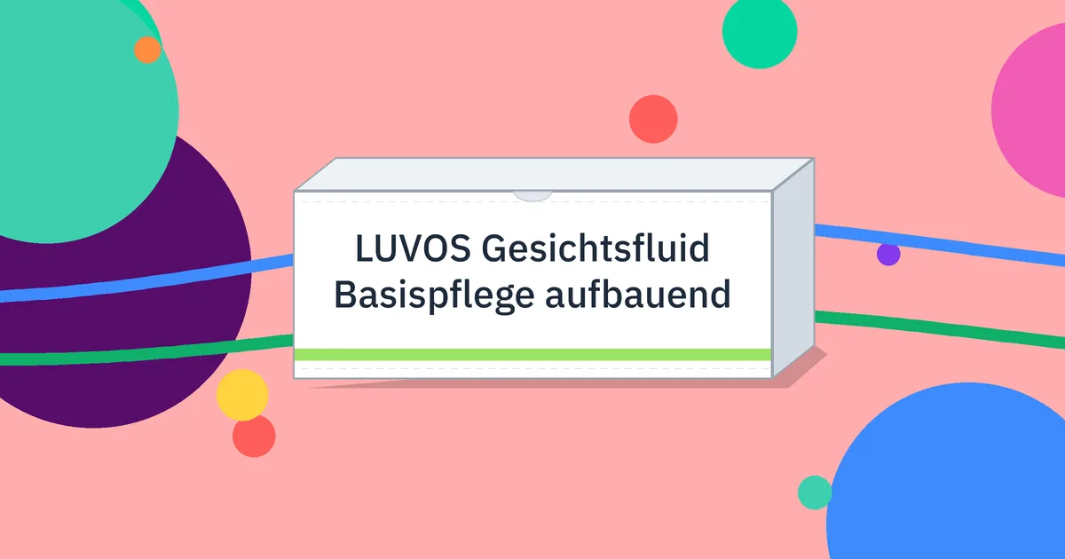 Symbolbild: Packung mit der Aufschrift LUVOS Gesichtsfluid Basispflege aufbauend (PZN 03169863) – Verfügbarkeit und Bezug in Apotheken in Frankfurt am Main