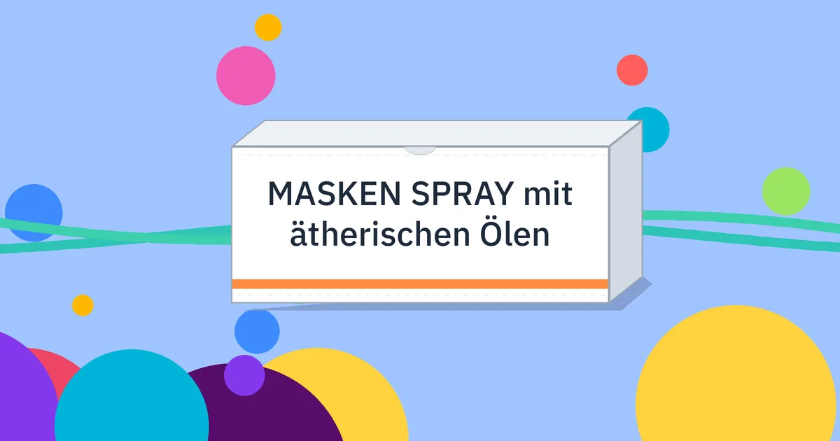 Symbolbild: Packung mit der Aufschrift MASKEN SPRAY mit ätherischen Ölen (PZN 16907593) – Verfügbarkeit und Bezug in Apotheken in Frankfurt am Main