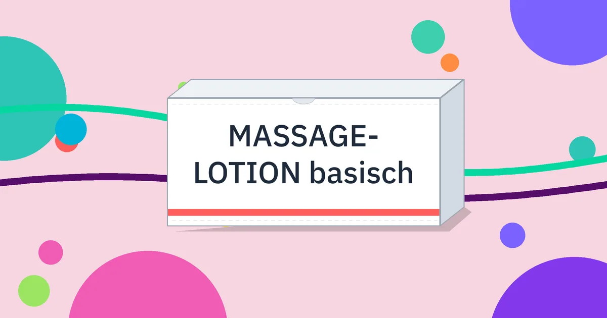 Symbolbild: Packung mit der Aufschrift MASSAGE-LOTION basisch (PZN 05859112) – Verfügbarkeit und Bezug in Apotheken in Frankfurt am Main
